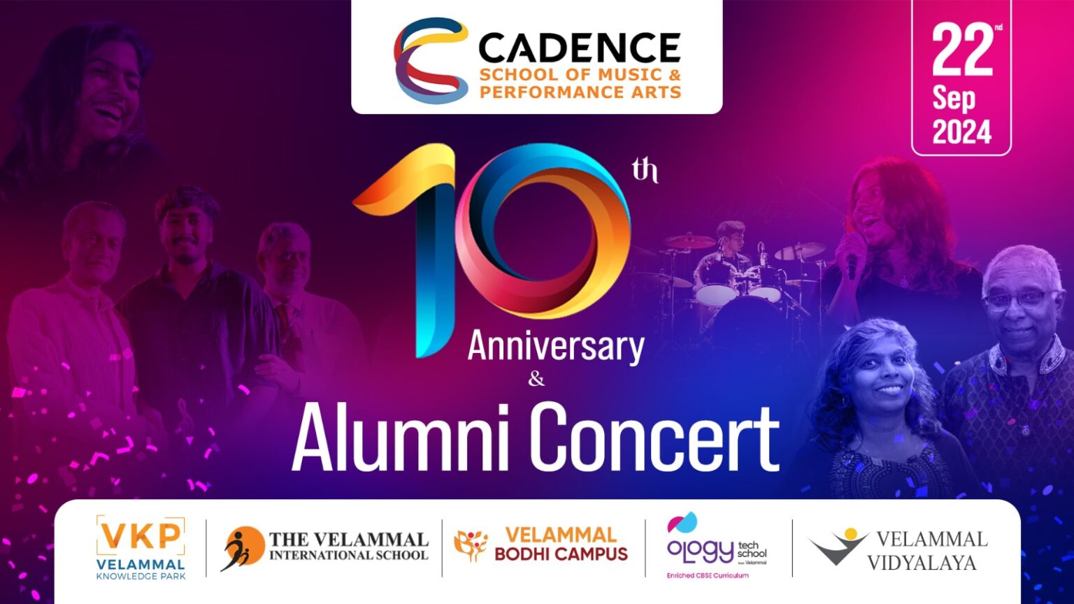 10th Anniversary of Cadence School of Music - Velammal Bodhi Campus